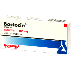 Bactocin, ofloxacina, antibiótico, tabletas, Hormona, RX-antiinfecciosos