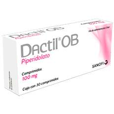 Dactil OB, piperidolato, dismenorrea, grageas, Sanofi, RX-ginecologia
