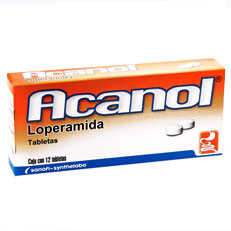 Acanol, loperamida, diarrea, tabletas, Sanofi, RX-gastroenterologia