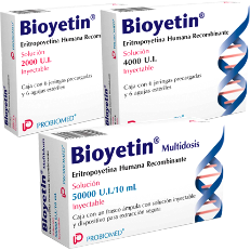 Bioyetin, eritropoyetina, anemia, solución inyectable, Probiomed, RX ...