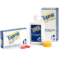 Topron, nifuroxazida, diarrea, cápsulas, suspensión, Chinoin, OTC ...