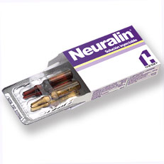 Neuralin, complejo B, neuritis, solución inyectable, Chinoin, RX ...
