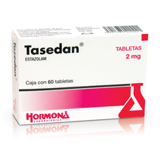 Tasedan, estazolam, insomnio ocasional, tabletas, Hormona, RX ...
