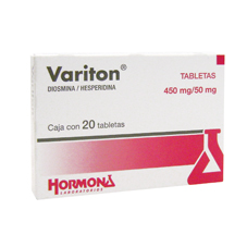 Variton, diosmina, hesperidina, várices, tabletas, Hormona, RX ...