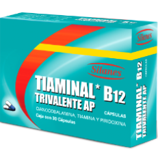 Tiaminal B12 Trivalente AP, complejo B, cápsulas, Silanes, RX ...
