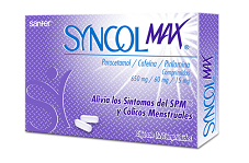 Syncol Max, paracetamol, dolor menstrual, comprimidos, Sanfer, OTC