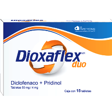 Dioxaflex Duo, diclofenaco, analgésico, tabletas, Armstrong, RX ...