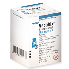 Vectibix, panitumumab, cáncer colorrectal, solución, Amgen, RX-rx