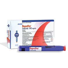 Repatha, evolocumab, hipercolesterolemia, solución, Amgen, RX ...