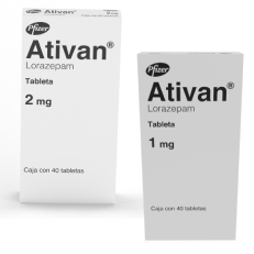Ativan, lorazepam, ansiedad, tabletas, Pfizer, RX-neuropsiquiatria