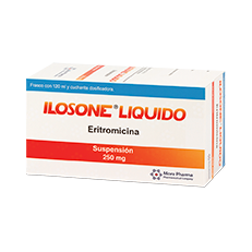 Ilosone Líquido, eritromicina, antibiótico, suspensión, More, RX ...