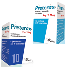 Preterax, indapamida, hipertensión, comprimidos, Servier, RX