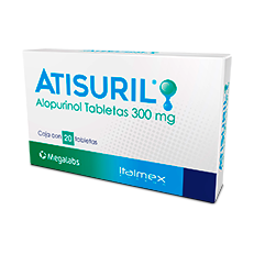 Atisuril, alopurinol, hiperuricemia, tabletas, Italmex, RX-traumatologia