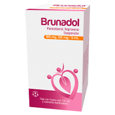 Brunadol, paracetamol, naproxeno, dolor, suspensión, Bruluart, RX-rx