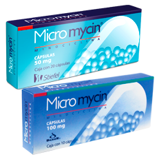 Micromycin, minociclina, antibiótico, cápsulas, Glaxosmithkline, RX ...