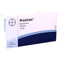 Proviron, mesterolona, déficit de andrógenos, tabletas, Bayer, RX ...