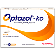 Optazol-Ko, neomicina, diarrea, tabletas, Hormona, RX-gastroenterologia
