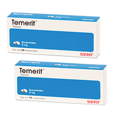 Temerit, nebivolol, hipertensión arterial, comprimidos, Sanfer, RX ...