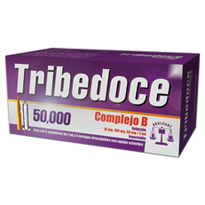 Tribedoce 50,000, complejo B, dolor, solución, Bruluart, RX-gastroenterologia