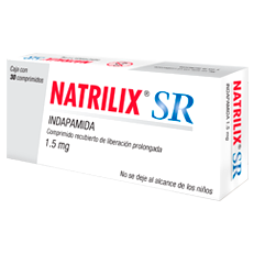 Natrilix SR, indapamida, hipertensión, comprimidos, Servier, RX