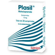 Plasil, metoclopramida, motilidad gástrica, comprimidos, Kendrick, RX ...